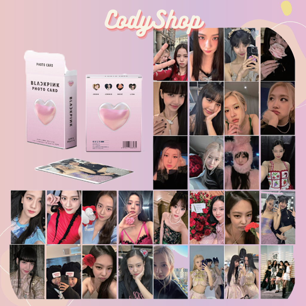 Set Of 50 Beautiful Rainbow Hologram Effect Blackpink Cards Jisoo ...