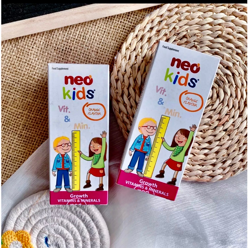 Neo KIDS GROWTH - Supplementing 18 Vitamins and Minerals - Supports ...