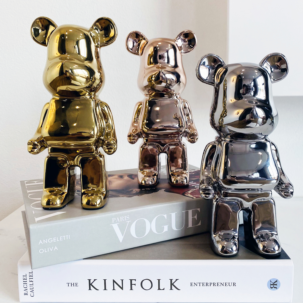 Bearbrick MODEL STATUE 28CM AND 20CM HIGH QUALITY STATIC-COATED CERAMIC ...