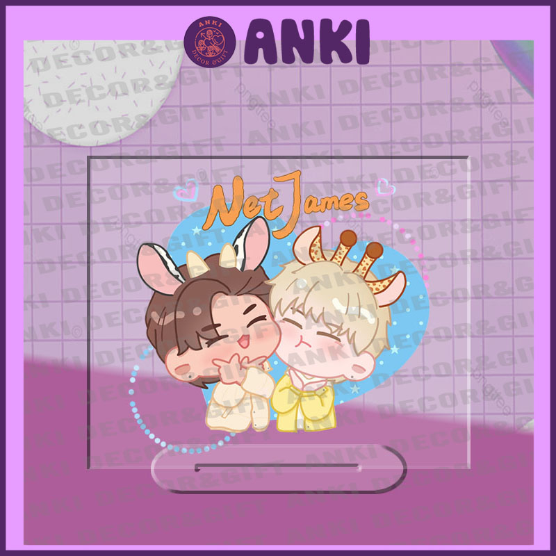 Paintings, cute chibi NETJAMES Standees, idol swing transparent mica ...