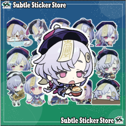 [Genshin Impact] - Set of 10/15 Stickers Qiqi game stickers Genshin ...