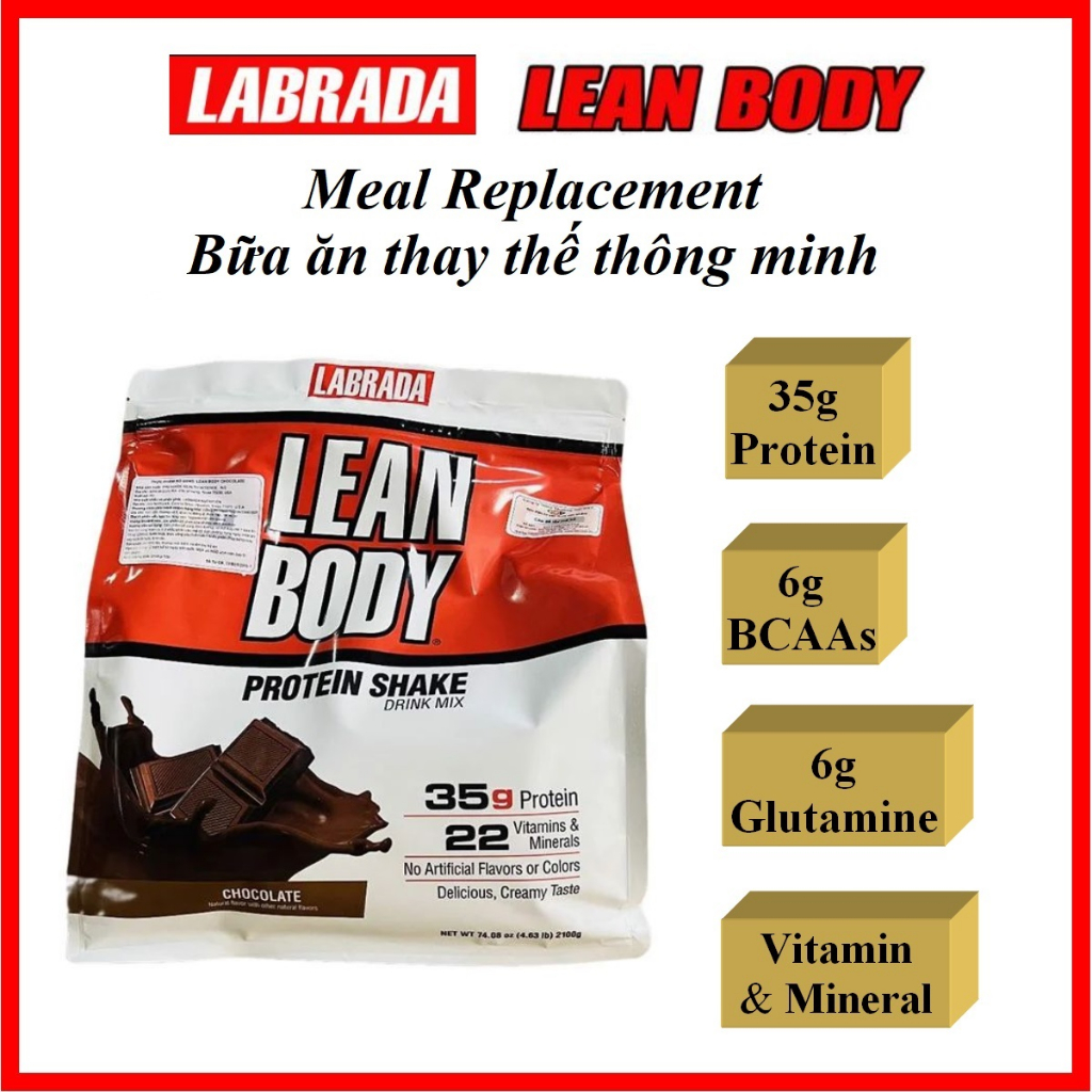 Labrada Lean Body 2,1kg 30ser [GENUINE STAMP] - Meal replacement ...