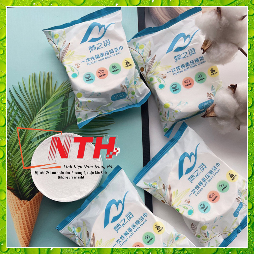 Travel Compressed Towels (70 - 140 cm) (Just Put In Water) | Shopee ...