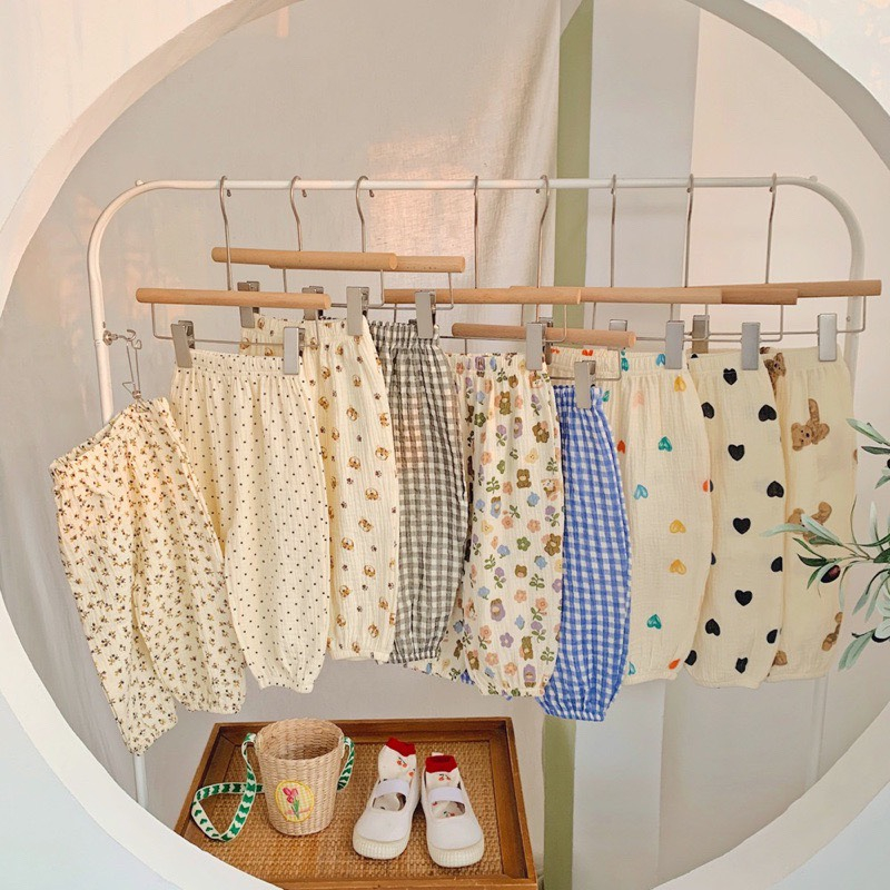 [Dinh Dinh] Mosquito Repellent Bucket Pants, Cool musline Long Pants ...