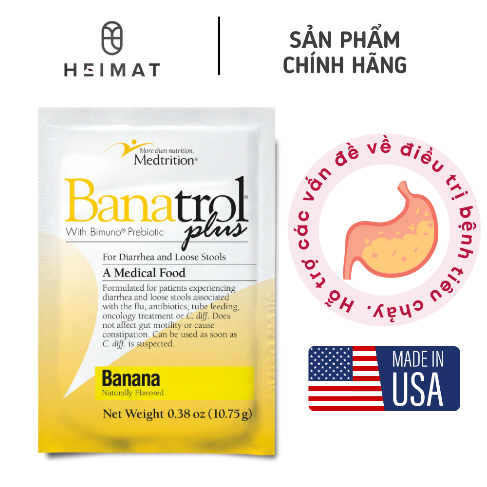Medtrition Banatrol Plus oral suspension to reduce diarrhea symptoms ...