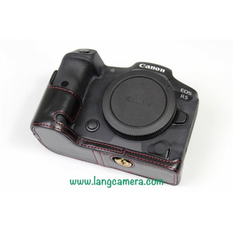 Halfcase leather case for Canon EOS-R5, EOS-R6, EOS-R6ii cameras ...