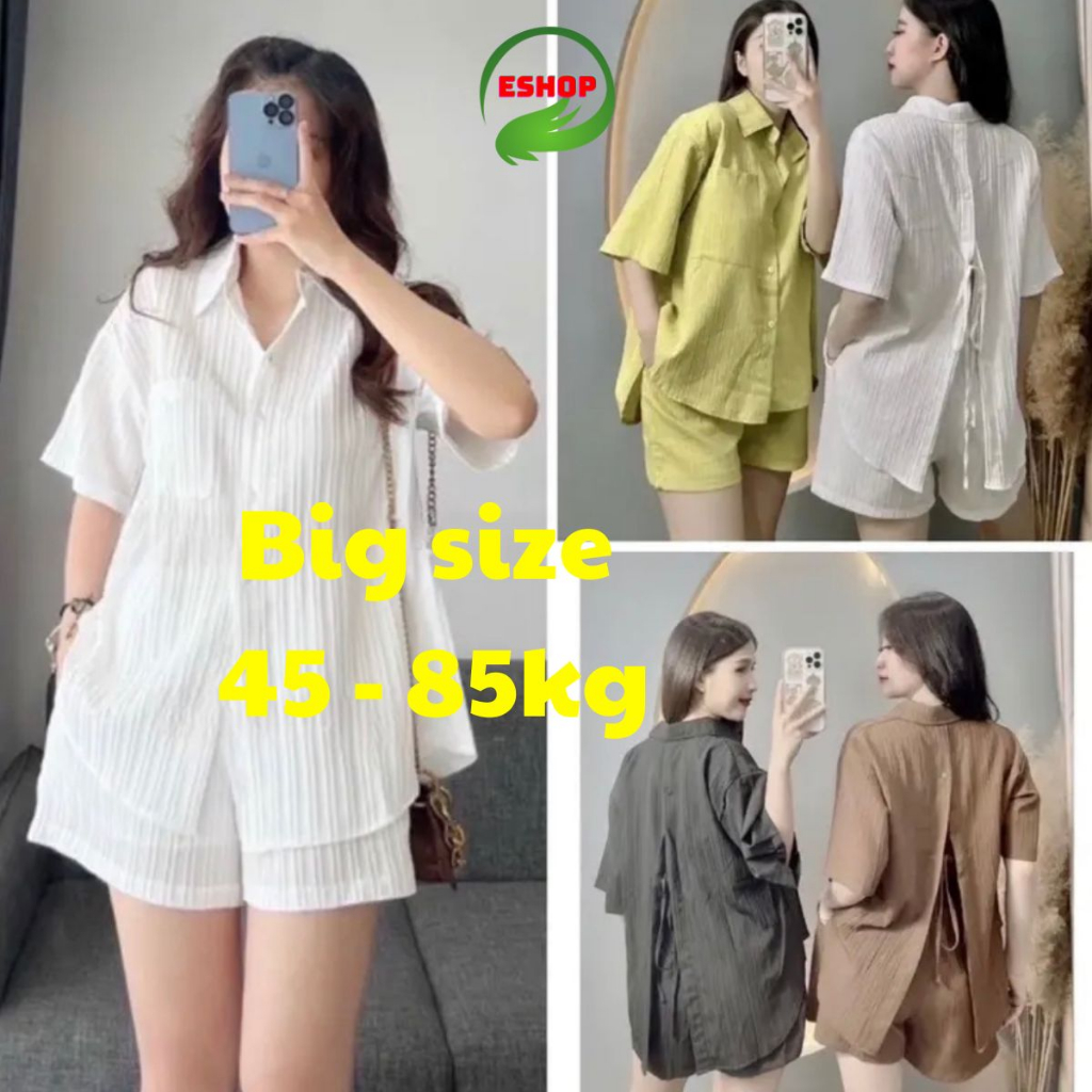 Beautiful and Luxurious Women's Clothing Set Shorts Bigsize Shirt ESHOP ...