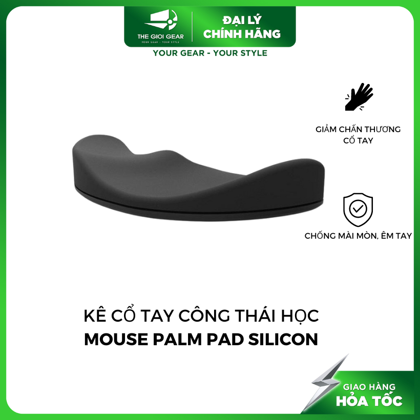 Ergonomic wrist rest Mouse Palm Pad Silicon to prevent fatigue and ...