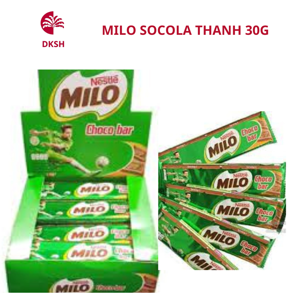 Milo Chocolate Candy Choco Bar 30g - box of 24 bars, new date | Shopee ...
