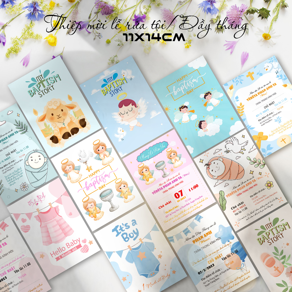 Combo of 10 full month invitations, wedding invitations for babies ...