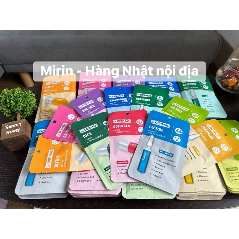 Set Of 10 Pieces Dermal / Combo 10 Pieces Dr.Dermal Masks (Korean Masks ...