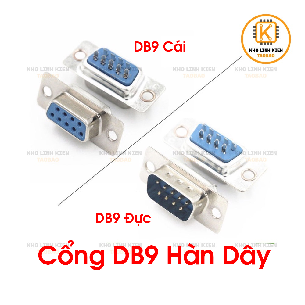 Db9 Com Port Male Female DB9 Shell DB9 Connector Jack | Shopee Malaysia
