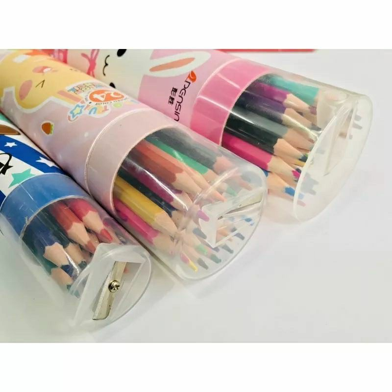 12-color 24-color colored pencil box | Shopee Malaysia