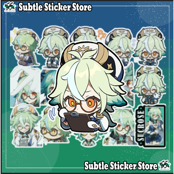 [Genshin Impact] - Set of 10/15 Sticker Sucrose game Genshin Impact ...