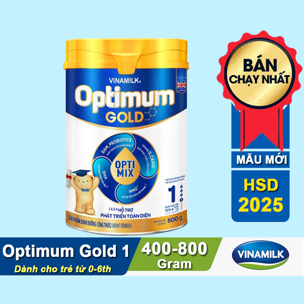 Optimum Gold 1 Formula - Vinamilk Powdered Milk Helps Children Gain ...