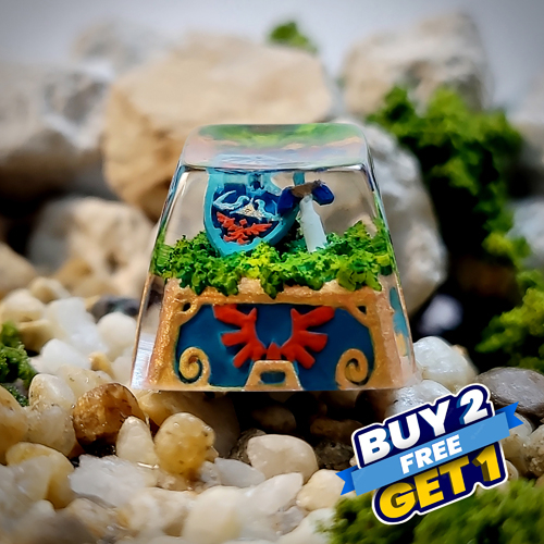 Zelda keycap, mechanical gaming keyboard buttons, resin keycap, custom ...