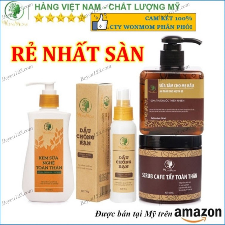 Wonmom Intensive body Whitening and Stretch Mark Removal Combo ...