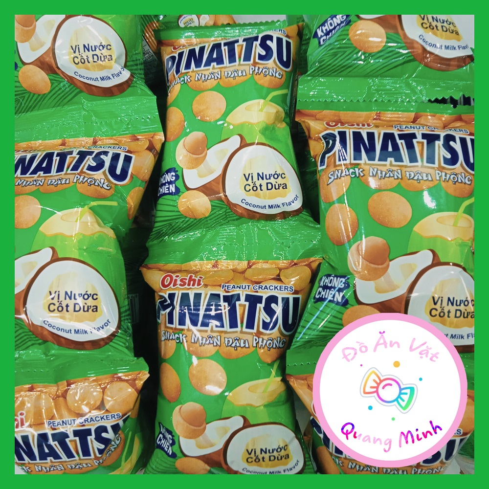 10 packs of Pinattsu Oishi Peanut Snacks with coconut milk and spicy ...