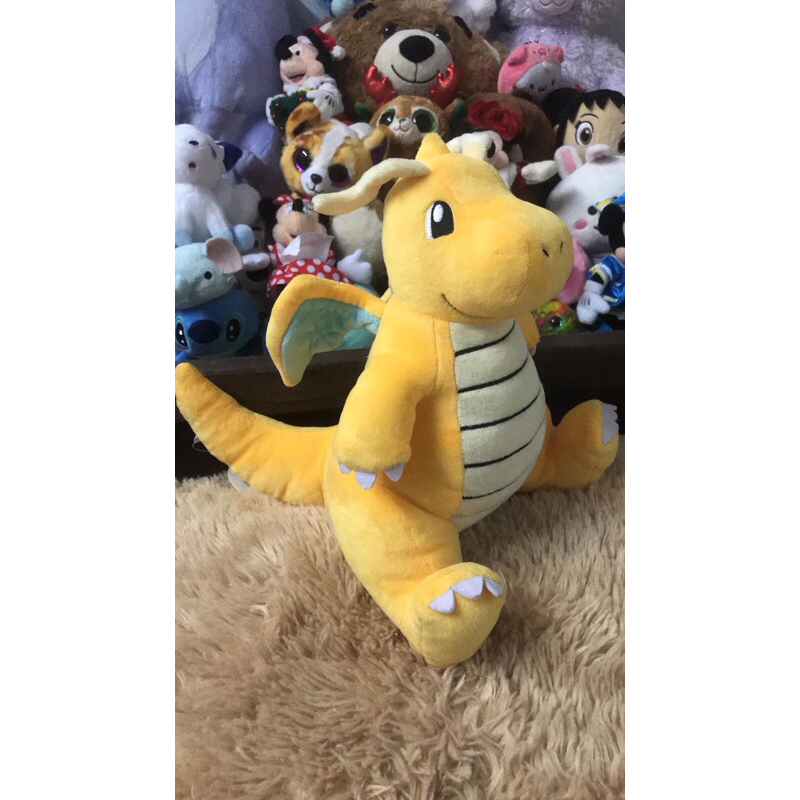 Pokémon Dragonite Teddy Bear Golden Dragon | Shopee Malaysia