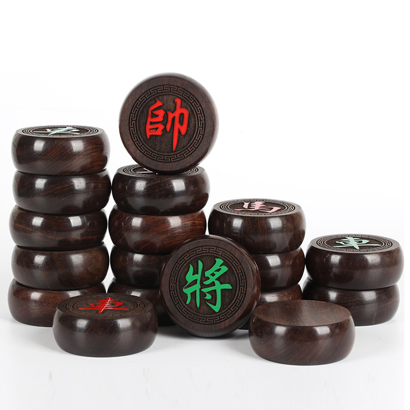 Trac Wood Chinese Chess Pieces | Shopee Malaysia