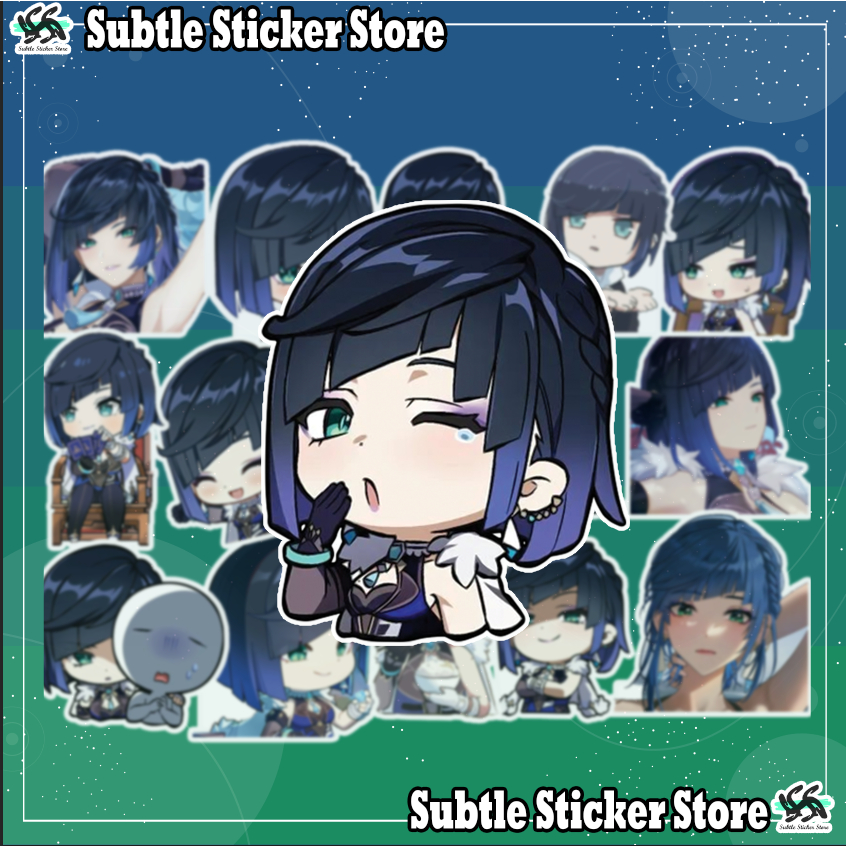 [Genshin Impact] - Set Of 10 / 15 Stickers Yelan game Genshin Impact ...