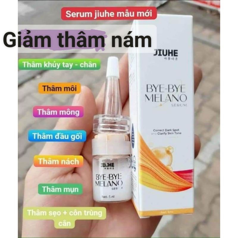 Jiuhe Bye-Bye Melano skin whitening Serum 5ml | Shopee Malaysia