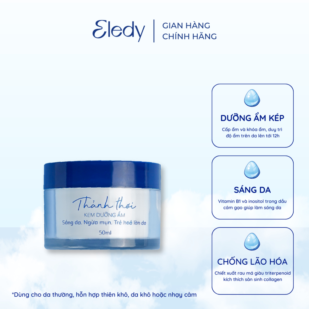 Eledy Relaxing Moisturizer - moisturizes, brightens skin, prevents acne ...