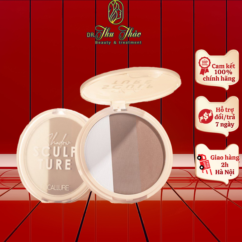Focallure Contouring Palette 3 Color Options, Easy To Color And Spread ...