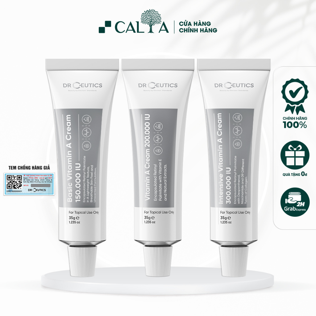 Drceutics Vitamin A Rejuvenating, Restoring, Smoothing Skin Cream 35g ...