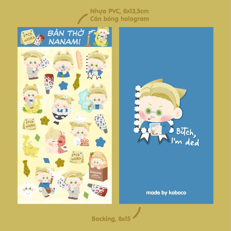 TRI Koboco.co | Jujutsu Kaisen | Sticker deco & pack Inanimate ...