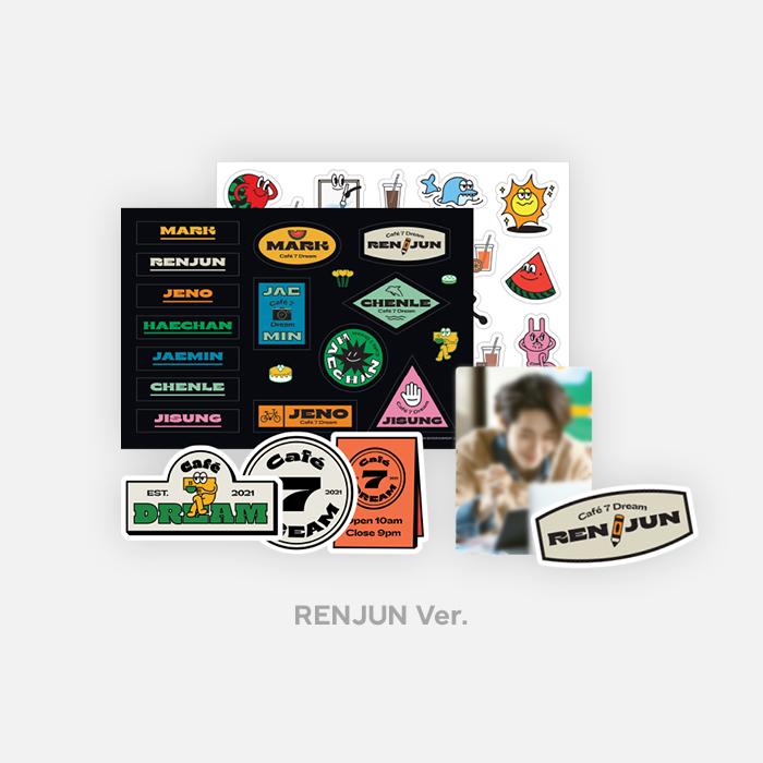 Renjun member 7DREAM CAFE sticker | Shopee Malaysia