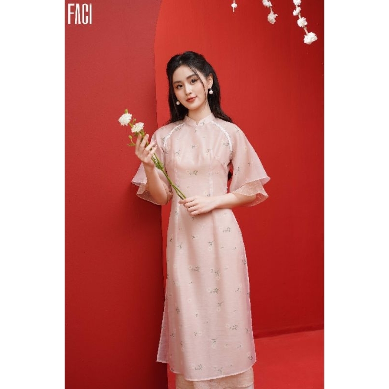 Super product, beautiful and luxurious modern brocade ao dai, 100% real ...