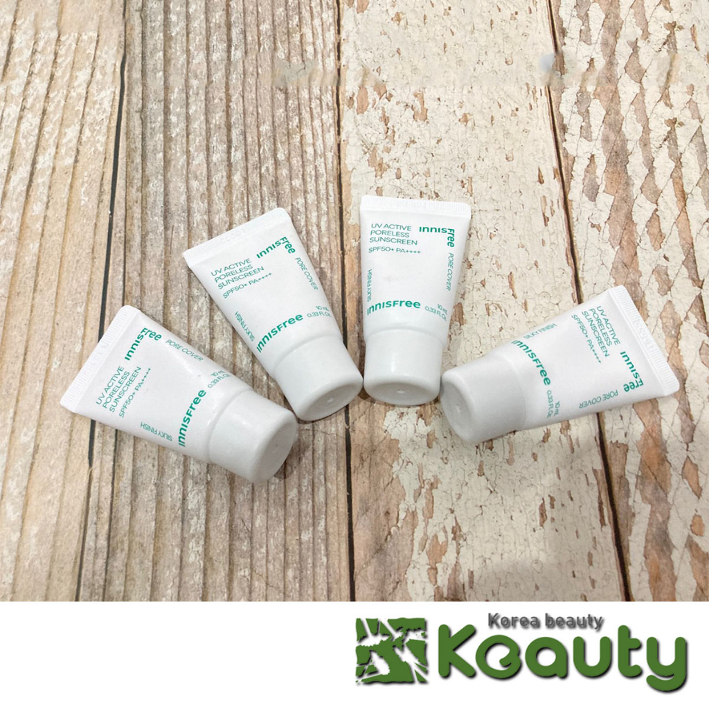 Sample trial of Innisfree UV Active Poreless Sunscreen SPF 50++++ 10ml ...