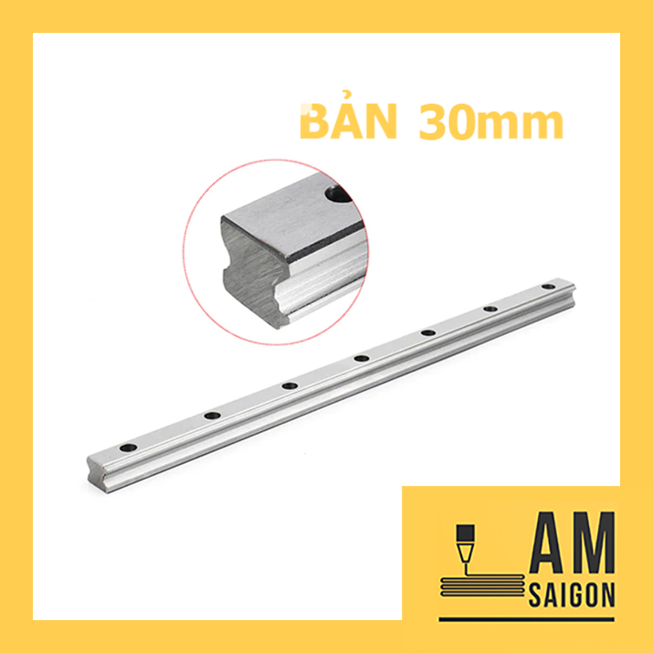Industrial HGR30 square sliding rail (30mm version) (Unit price for ...