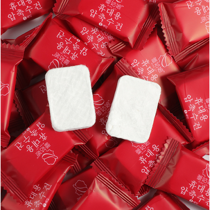 Lightning 10 Korean Compressed Paper Towels In Candy Form, Compact And ...