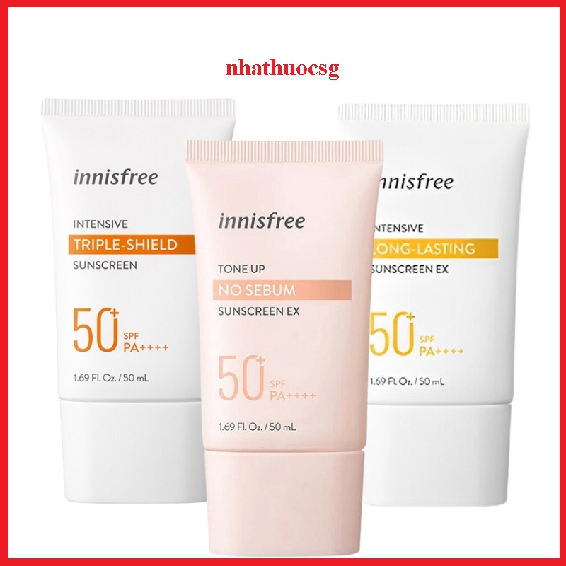 Innisfree Tone Up No Sebum Sunscreen SPF50 PA+++ Innisfree (50ml) | Shopee Malaysia