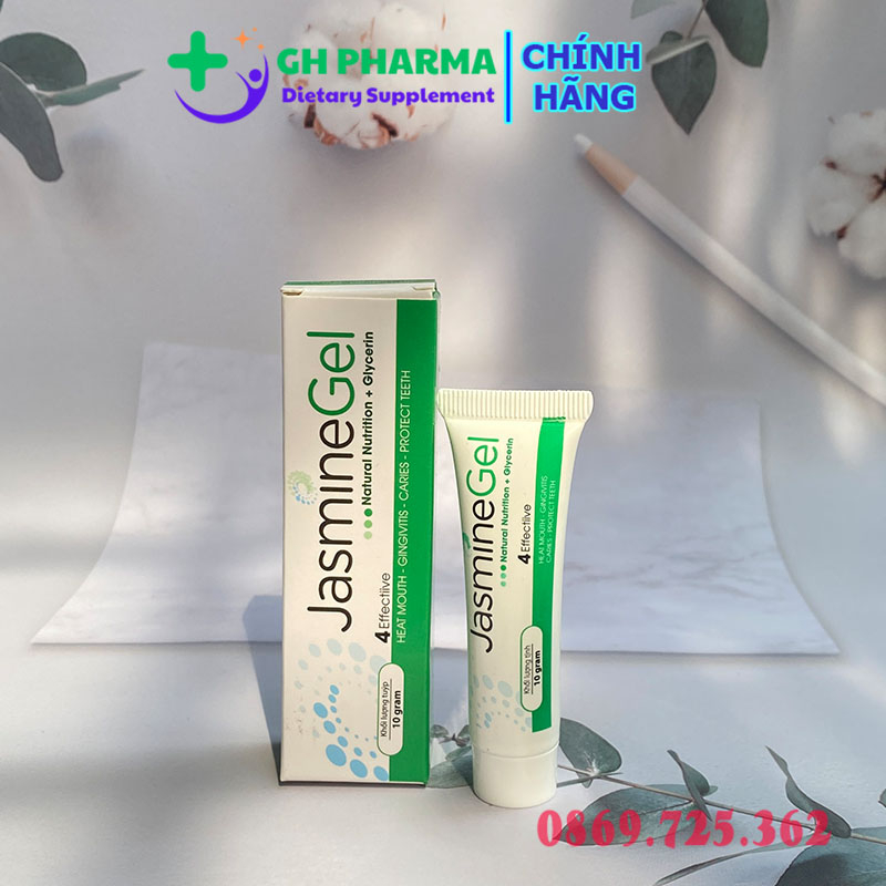 Jasmine Mouth Thermal Gel - Tube 10grams Reduce Mouth Heat, Gingivitis ...