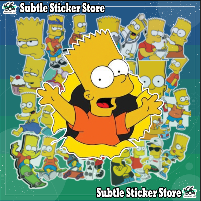 [Words Family] - Set 10/15/20/30 The Simpsons Sticker - cartoon ...