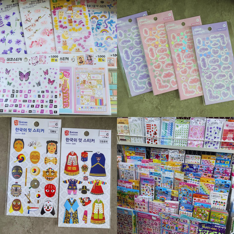 [Daiso Korea] Collection of Korean Daiso stickers | Shopee Malaysia