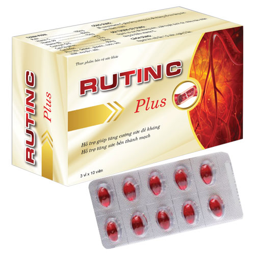 Rutin C Plus, Supports To Increase Vessel Strength, Supplement vitamin ...