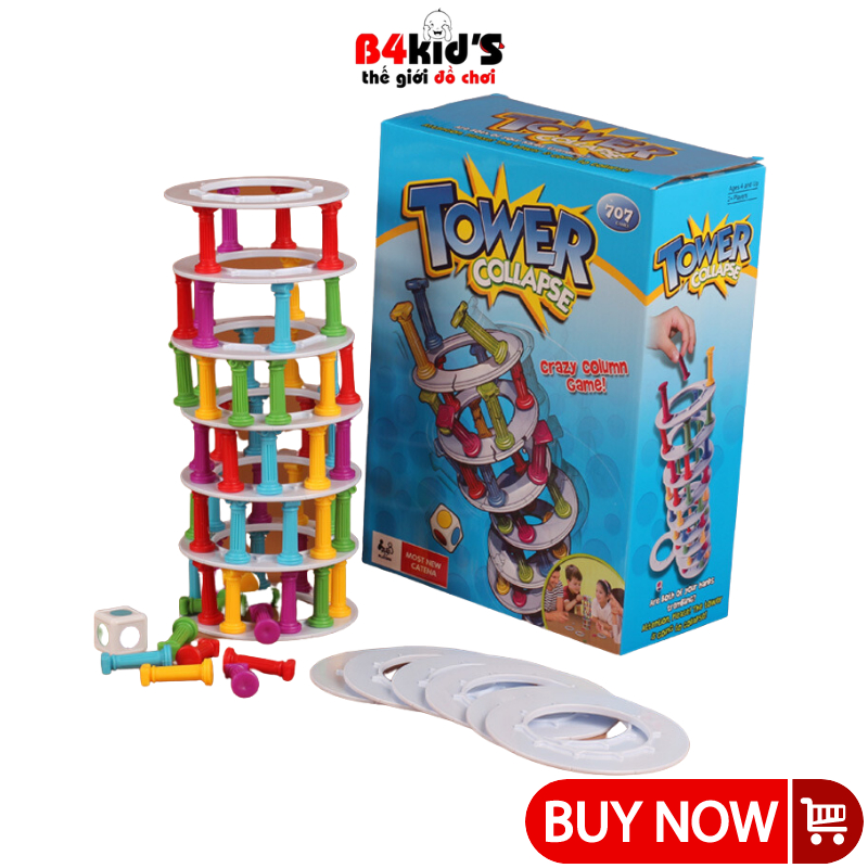 Fun tower building Collapse board game for 2 - 4 players to train ...