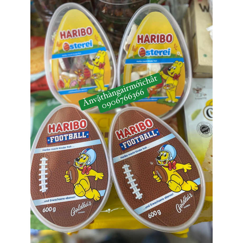 [New Date 03/2024] Haribo Football Fruit Gummy Candy - Haribo Osterei ...