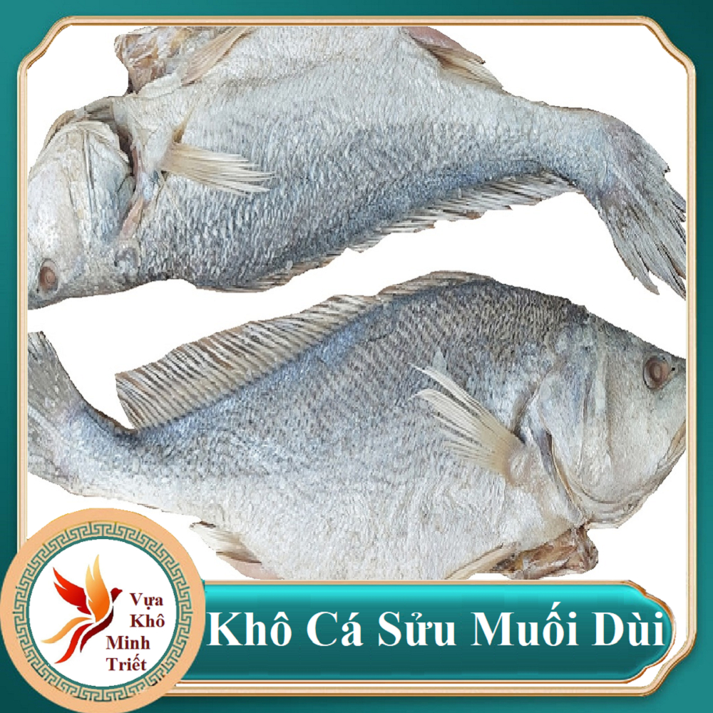 DRY SAU FISH WITH SALT - Ox fish sauce (dried ox fish) is delicious and rich - Minh Triet Dry ...