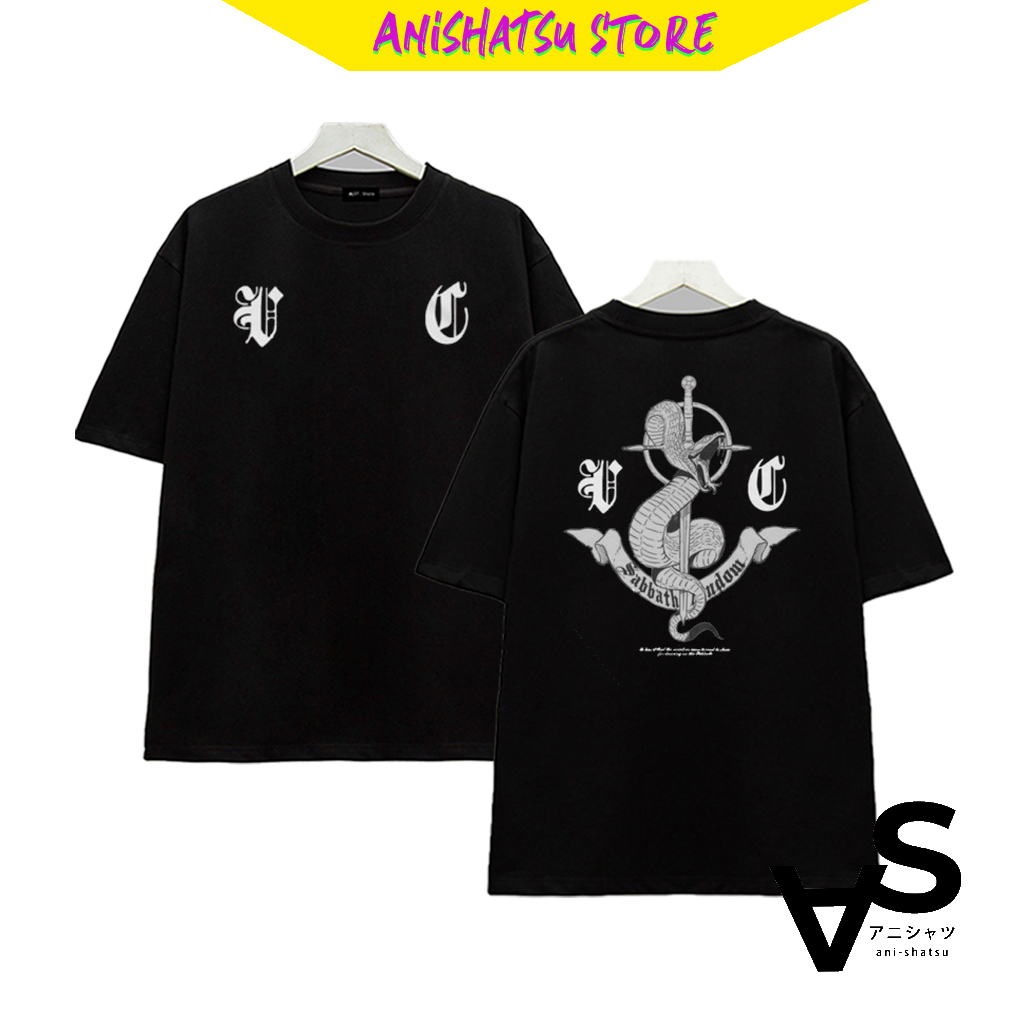 The Wind BREAKER WEBTOON SABBATH CREW Black And White T-Shirt Of WOOIN ...