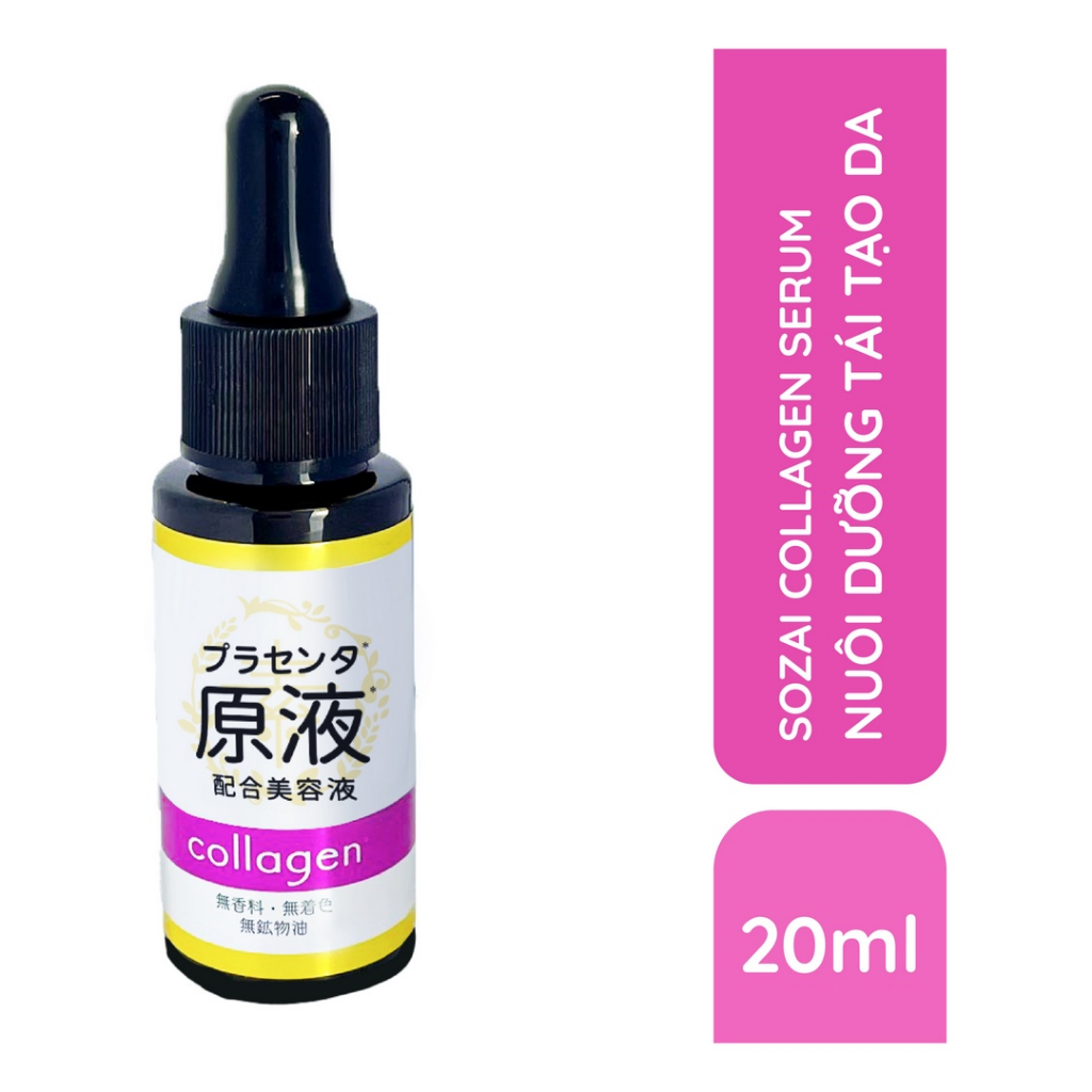 [New] Sozai Farm Japanese collagen Sozai Farm Skin Care Serum 20ml ...