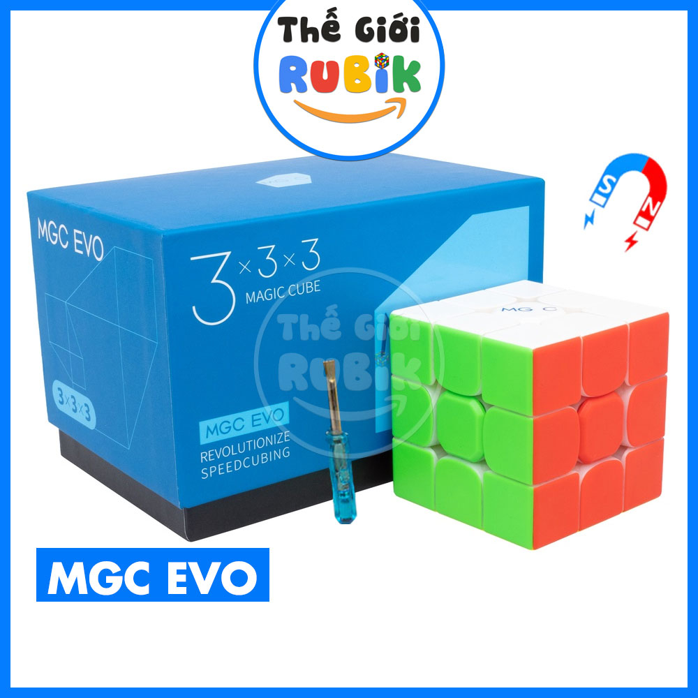 [Genuine ] Yj MGC EVO 3x3 With Magnet MGC 3 EVO Magnetic Stickerless ...