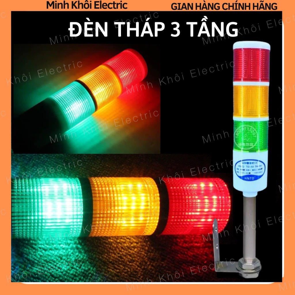 3-level Tower Light with Buzzer and Without Buzzer, industrial warning ...