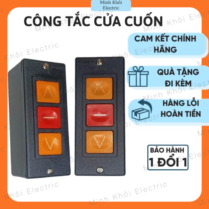 Black 3-button rolling door switch, rolling door control, glass surface ...