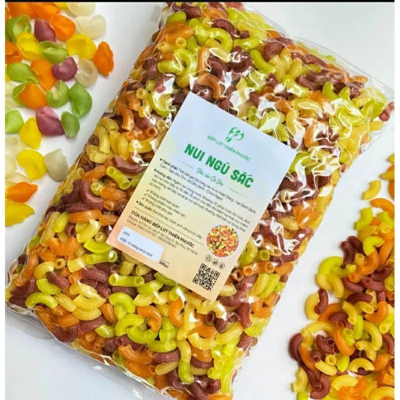 Five-colored vegetable pasta 500g | Shopee Malaysia
