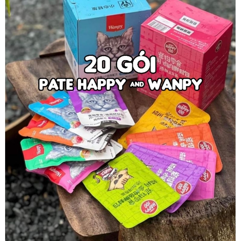 Combo 20 Happy Packs 100 And Wanpy 80g | Shopee Malaysia